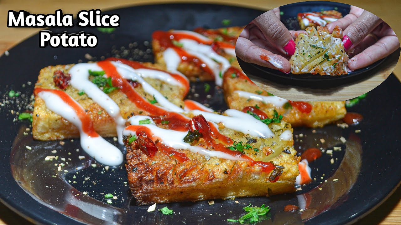 masala slice potato recipe | आलू से बनाये बिल्कुल नये तरीके का टेस्टी ...
