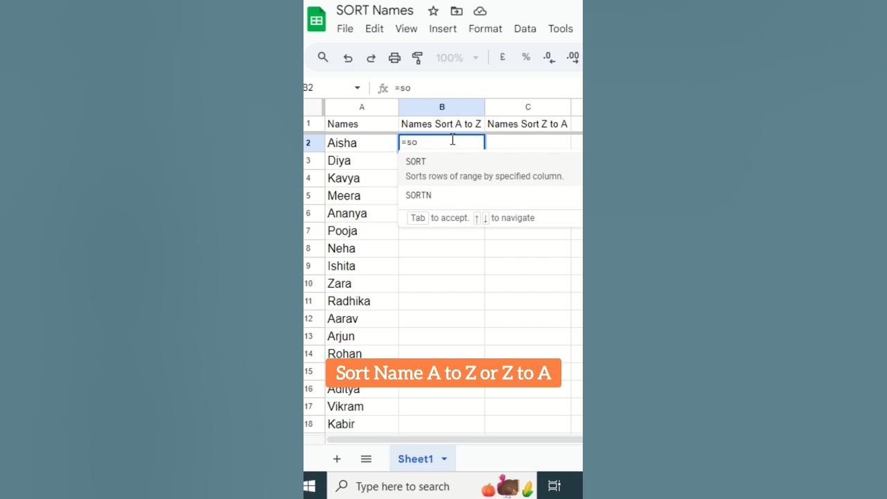 SORT Names In Excel Excel Interview Questions excel excelhacks sort-names-in-excel-excel-interview-questions-excel-excelhacks