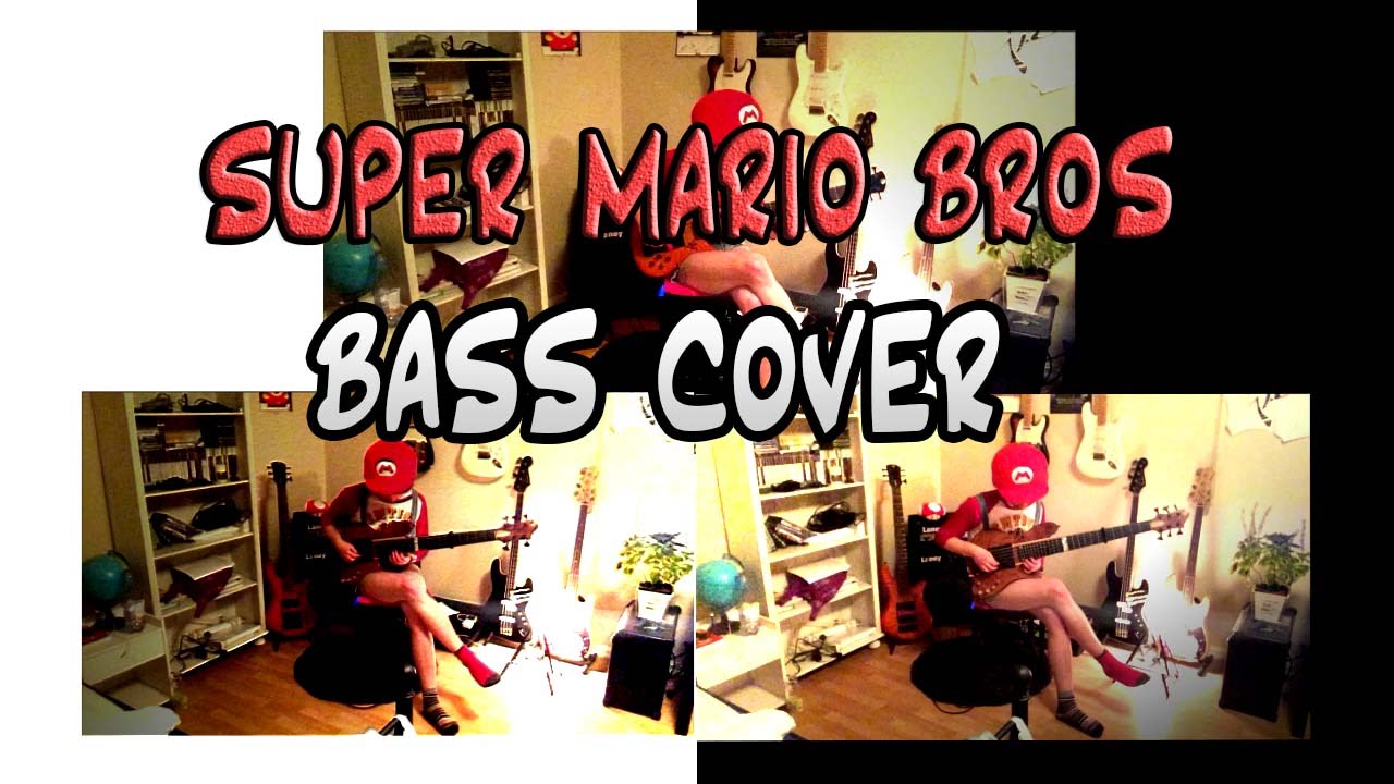 Super Mario Theme Bass Cover - YouTube