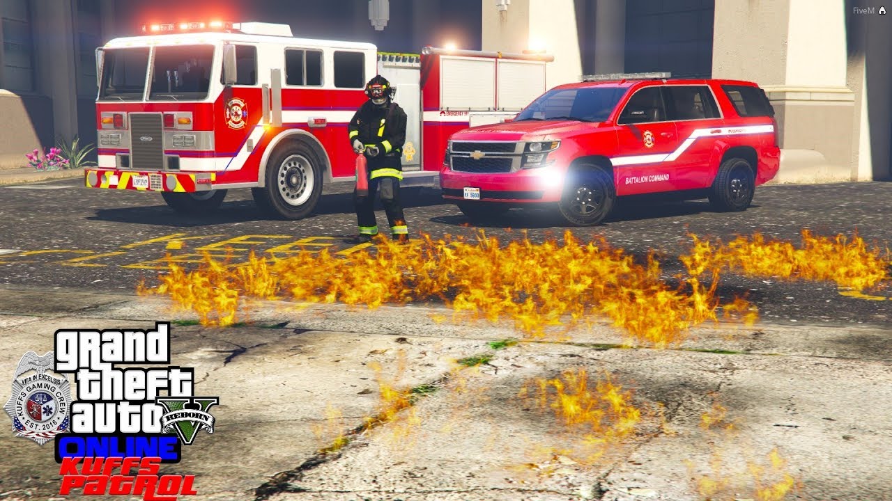 GTA 5 FiveM Firefighter Roleplay - Fighting Fires & Saving Lives ...
