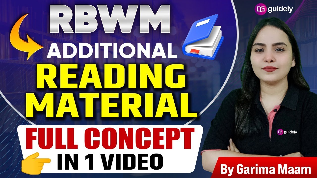 🔥 RBWM Additional Reading Material | Full Concept Explained in One ...