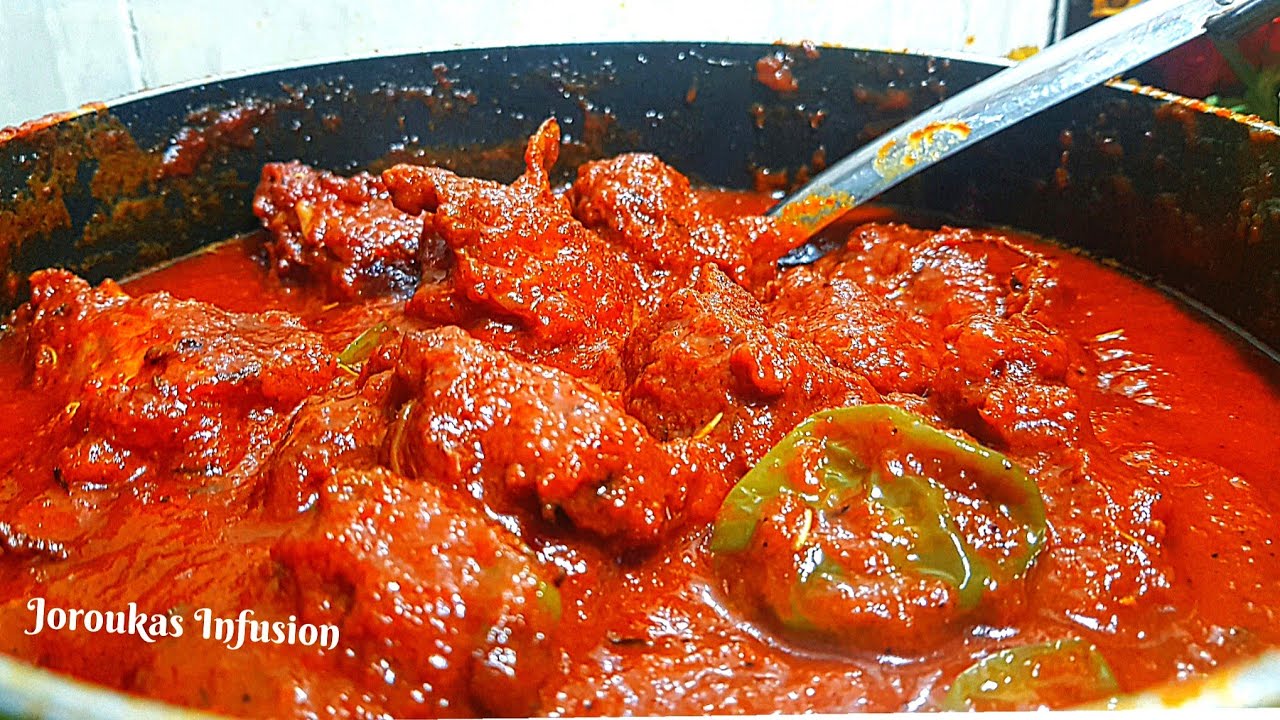 How to make Nigerian Turkey Stew with your Homemade Tomato Sauce. - YouTube