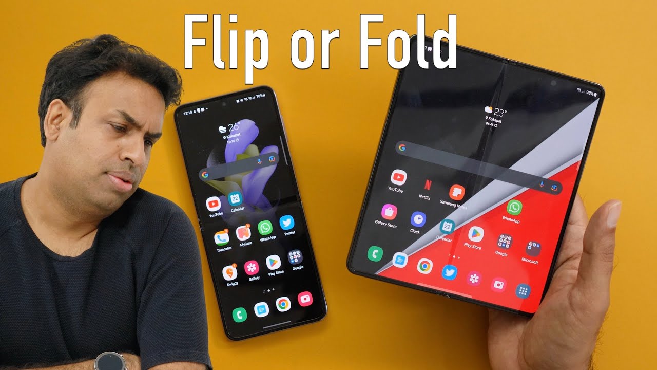 Samsung Z Fold 4 Vs Flip 4 Differences & Clearing the Confusion! - YouTube