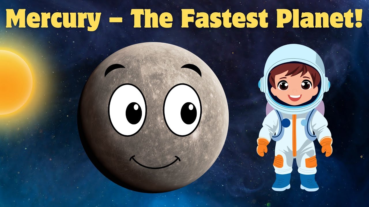Mercury – The Fastest Planet! 🚀 | बुध ग्रह | Learn About Murcury |Bal ...