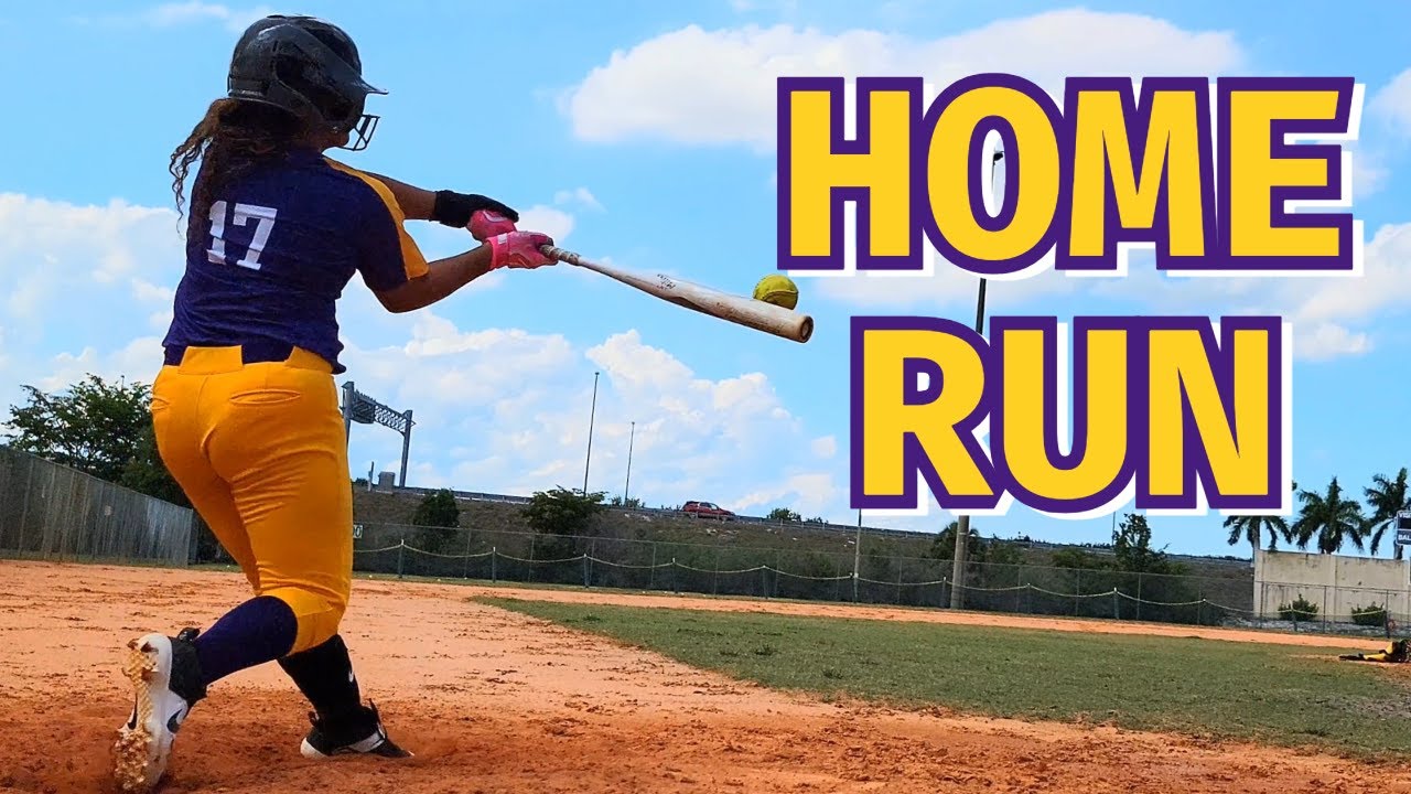 Home Run off Pitcher and Tee. Fastpitch softballs and a fence of 200 ...