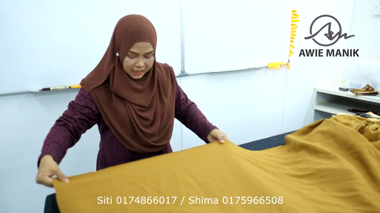 POLA AWIE MANIK: BLOUSE SELISIH ZARA ZURA KAIN DUYUNG (DEWASA) - YouTube