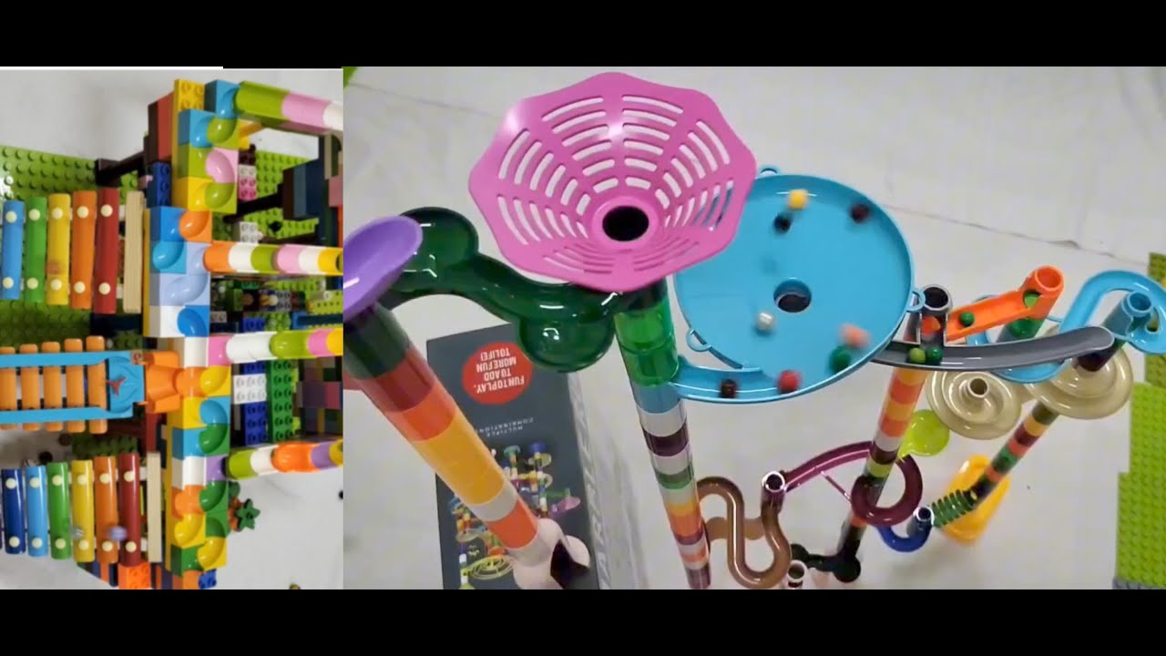 Satisfying 🔊ASMR Sound🔊 of 🔮Marble Run Race🔮 #marble #asmr #marbleRun # ...