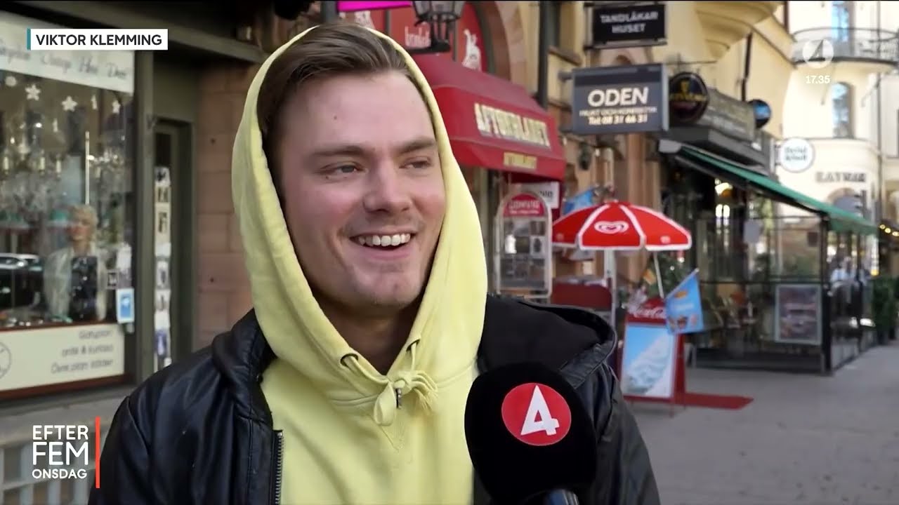 Tv4 intervjuar Viktor Klemming om valet - YouTube