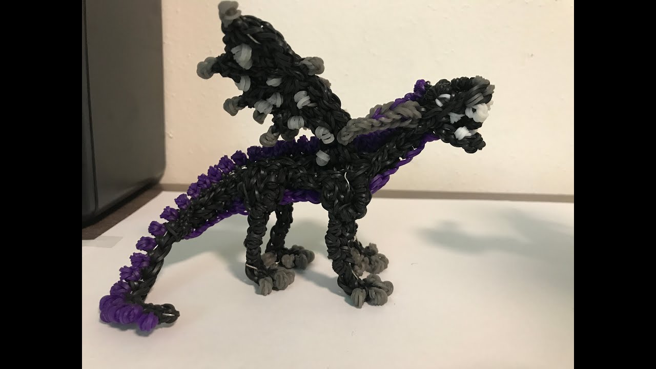 Part 4/4 Rainbow Loom Starflight/NightWing from Wings of Fire (medium ...