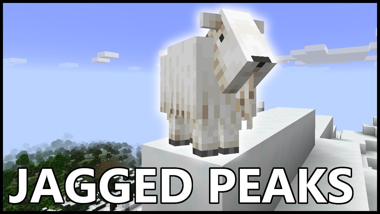 Where To Find JAGGED PEAKS In MINECRAFT - YouTube