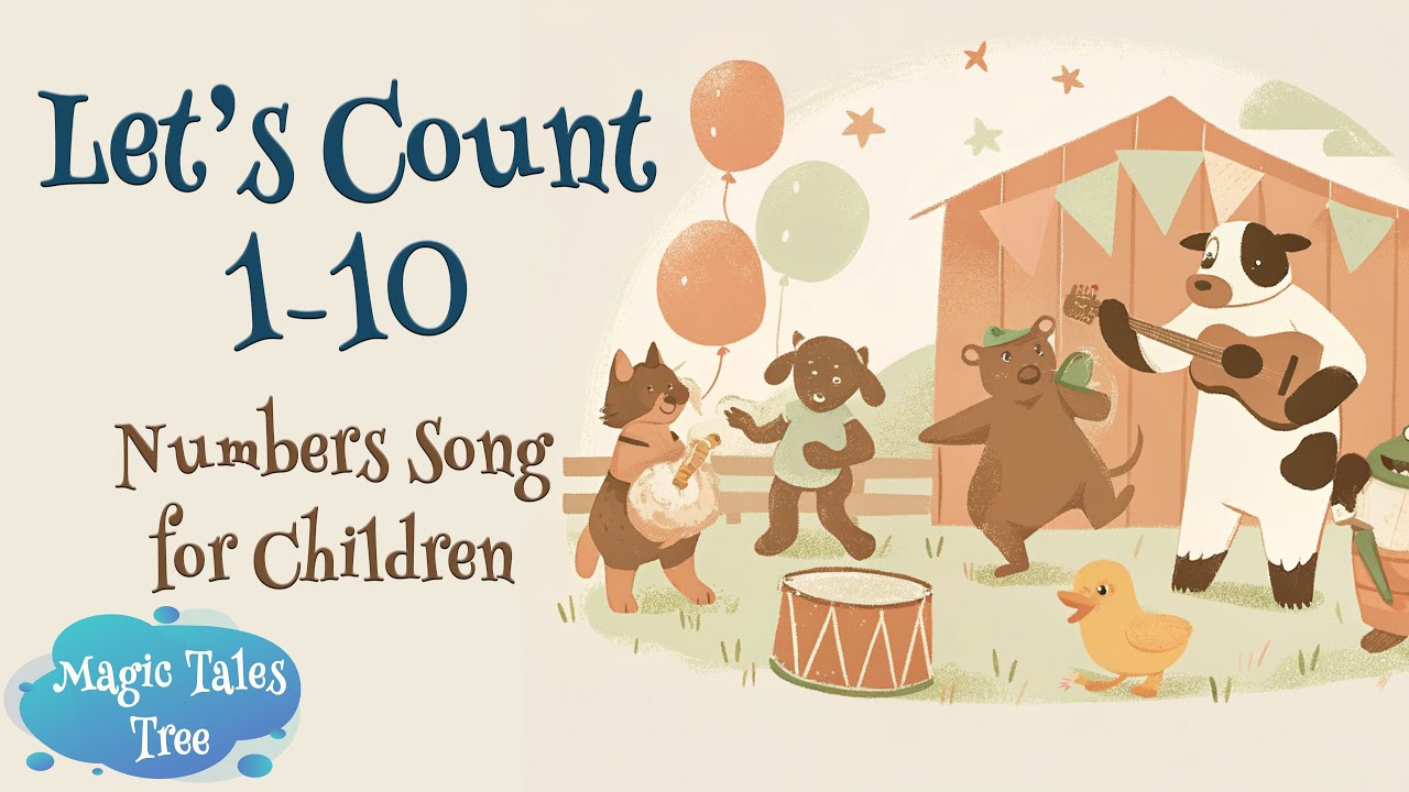 Let’s Count 1-10 with Cute Animals! 🐰🐸 | Numbers Song for Children ...