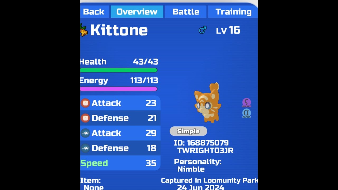 I found a Gleam Secret ability Kittone 1/32,768 - YouTube