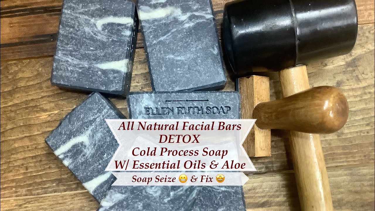 Making All Natural DETOX Facial Bars - Essential oils & Aloe Vera ...