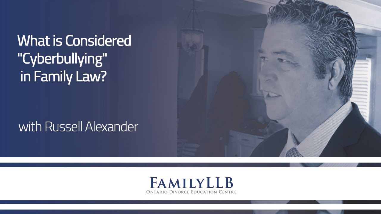 What is Considered "Cyberbullying" in Family Law? | Russell Alexander ...