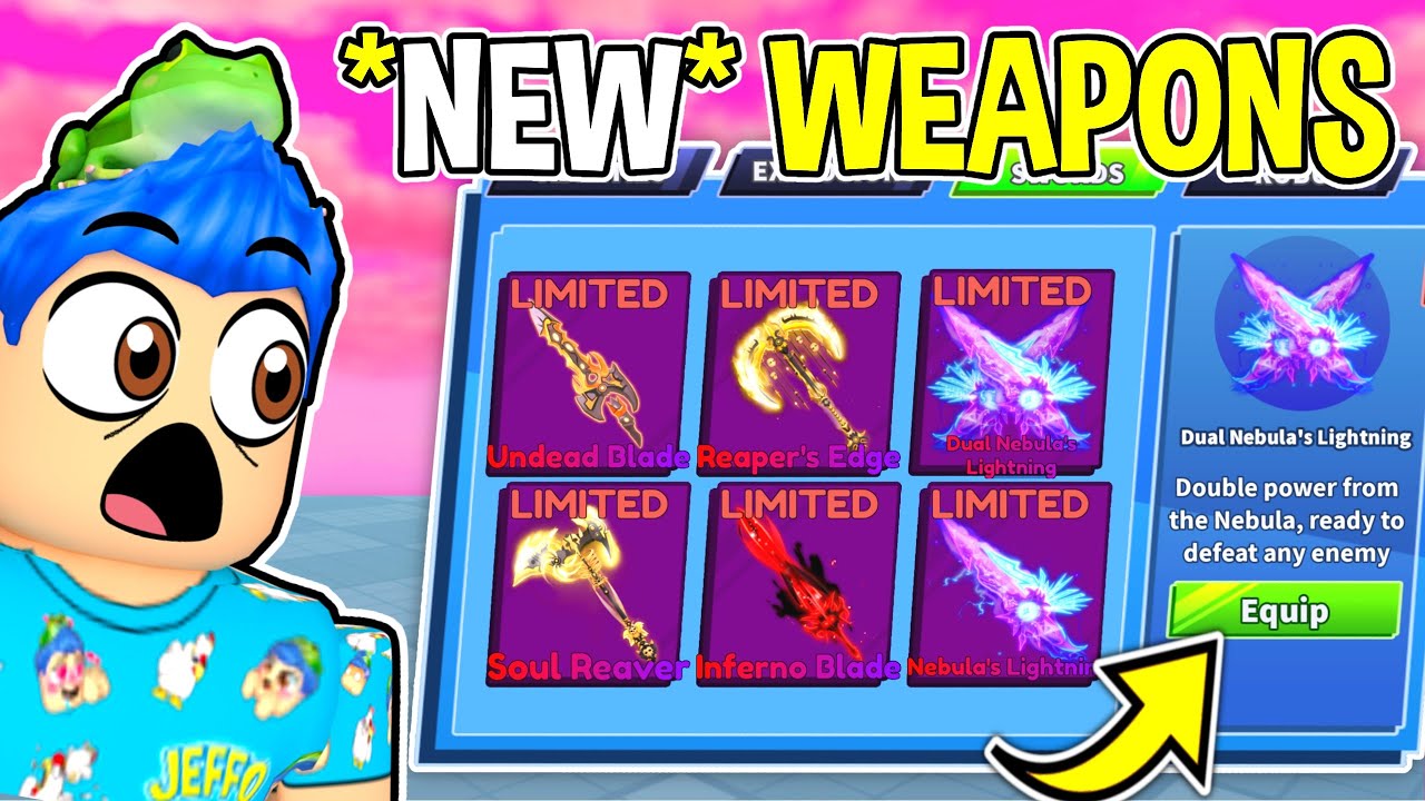 Unlocking *EVERY* NEW LIMITED Weapon In Blade Ball JUGGERNAUT !! Roblox ...