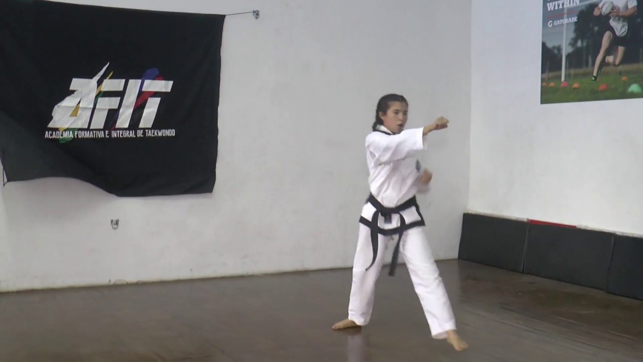 FORMA (TUL) WON HYO - Cinto Verde. TaeKwon-Do ITF (AFIT - TKD) - YouTube