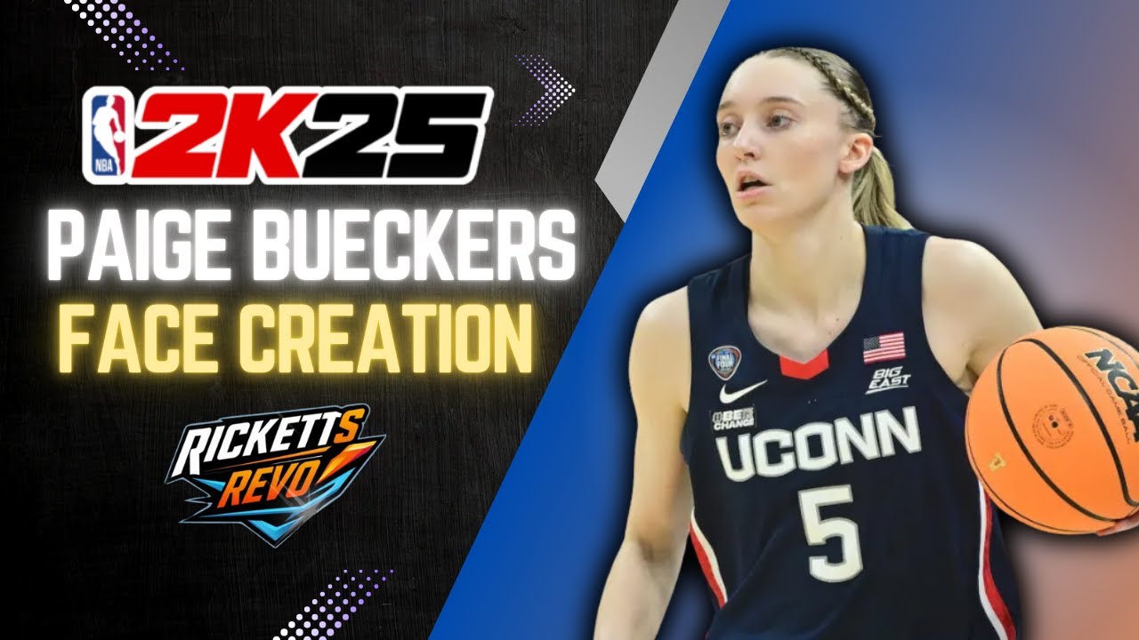 Best PAIGE BUECKERS Face Creation NBA 2K25 1st Pick - YouTube