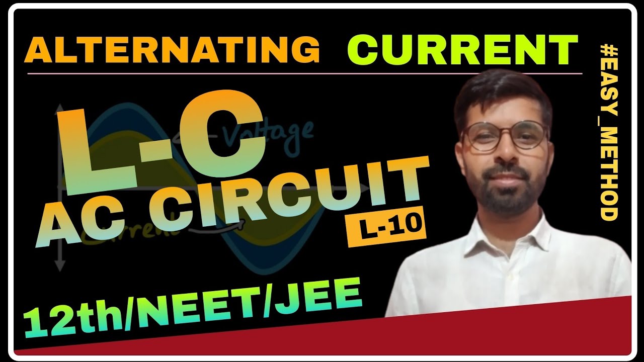 LC AC circuit । AC circuit containing Inductance and Capacitance ...