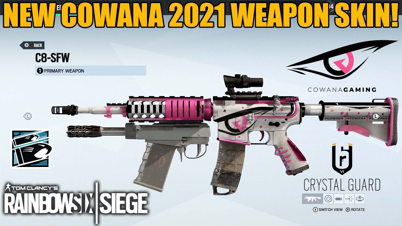 Cowana 2021 Weapon Skin - Rainbow Six Siege - YouTube