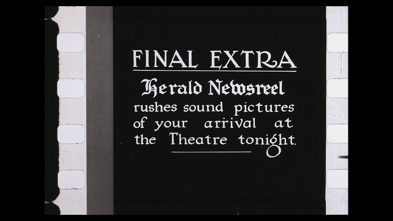 Nitrate R1C: Herald Newsreel Processing Stunt (ca. 1930s) [35mm ...