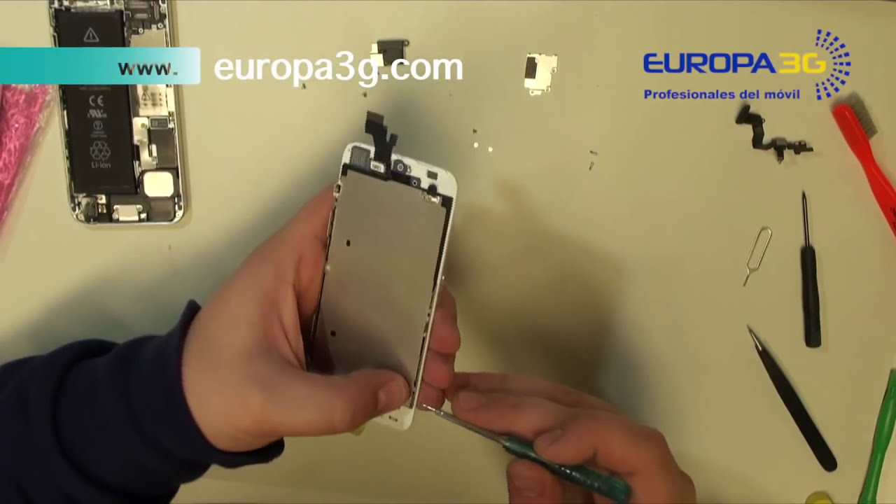 Reparar pantalla ROTA iPhone 5 EN 3 PASOS | EUROPA 3G - YouTube