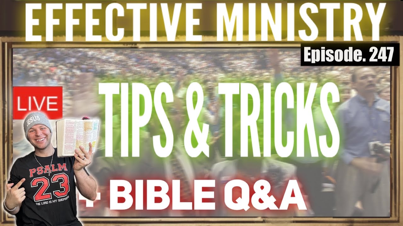 How to do effective Ministry? Commentary, Bible Study + Q&A live ...