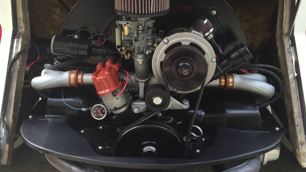 MG TD Replica Engine Running - YouTube