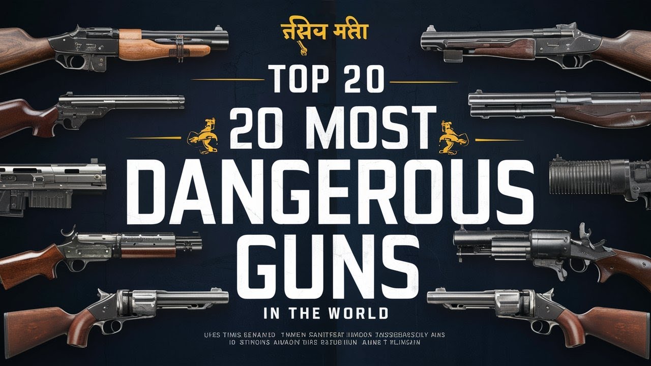 दुनिया के 20 सबसे खतरनाक गन || 20 most dangerous guns in the world ...