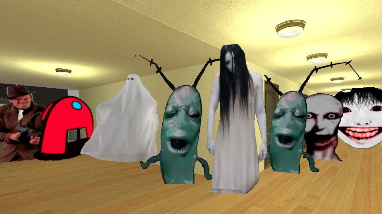 POV YOSHIE,PINHEAD,PLANKTON,KAYAKO AND OTHER'S NEXTBOT IN THE GMOD # ...