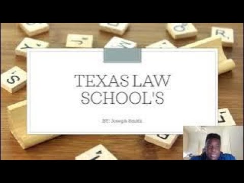 Best Texas Law School's - YouTube
