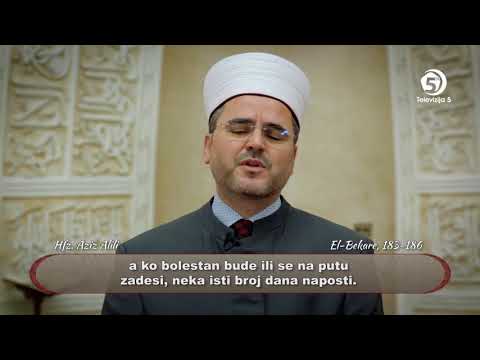 Hafiz Aziz Alili - El-Bekare, 183-186 - YouTube