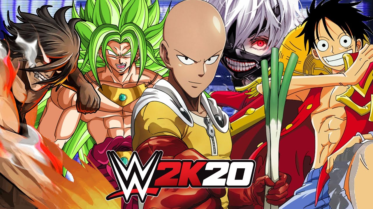 ANIME HEROES TABLE ELIMINATION MATCH | WWE 2K20 - YouTube