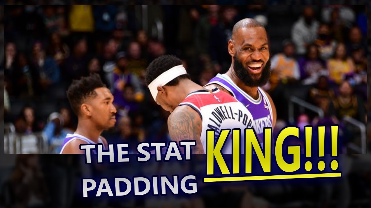Lebron James Stat Pads a Triple Double vs the Wizards - YouTube