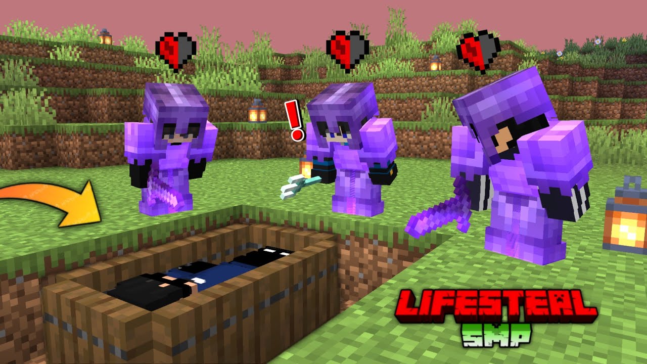 Becoming Immortal By Stealing Max Hearts On This Minecraft SMP... - YouTube