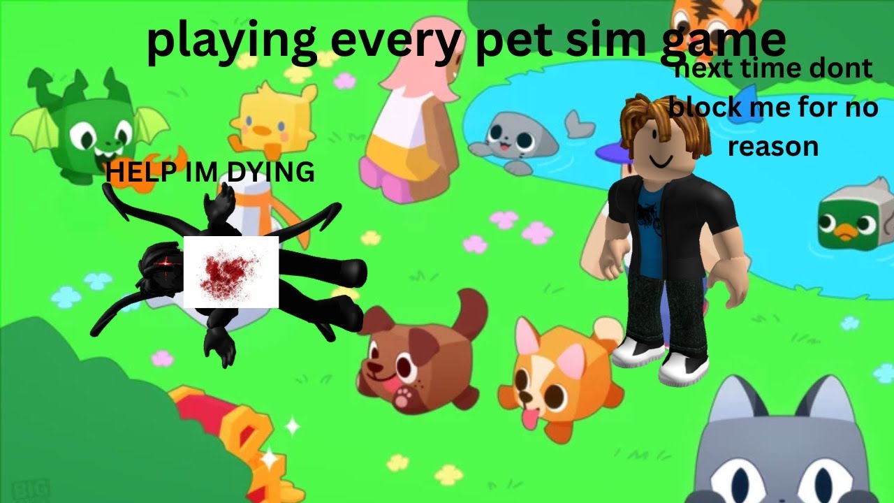 playing every pet sim game(roblox) - YouTube