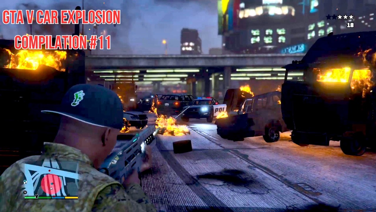 GTA V Car Explosion Compilation #11 #gta #gta5 #crash #gaming #gtav # ...