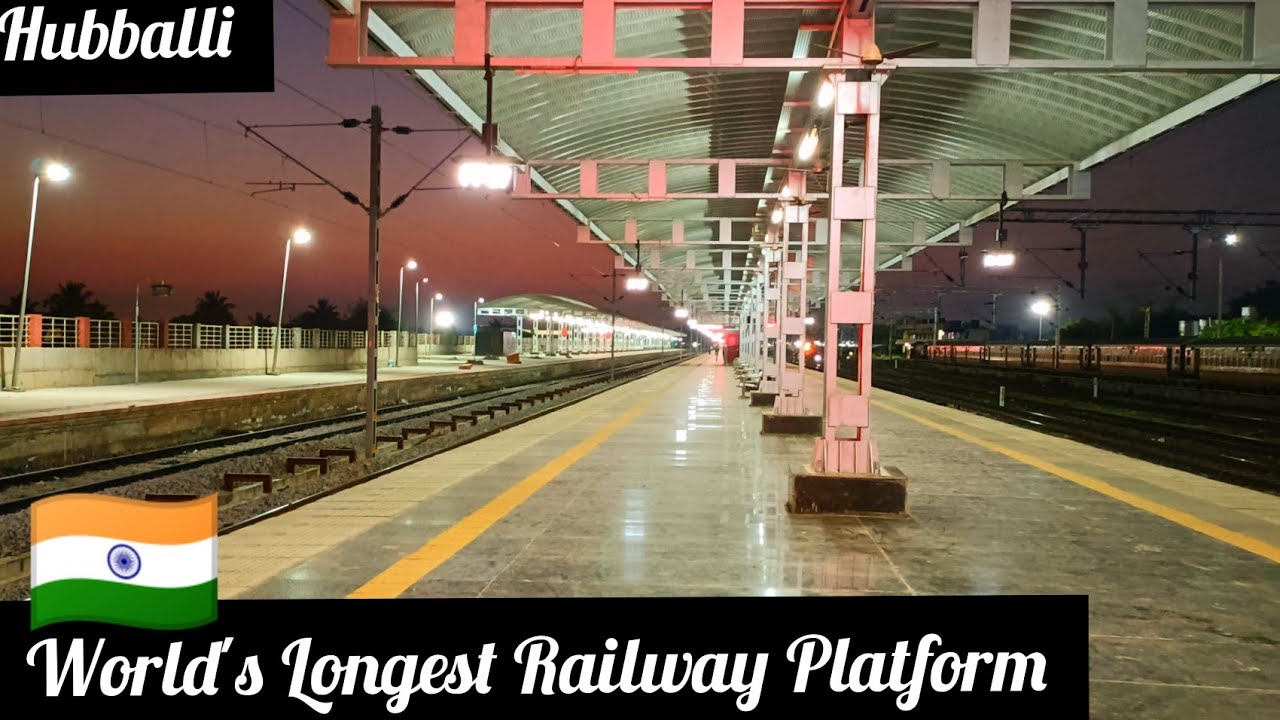 World s Longest Platform 1 505 Mts Hubballi Junction complete world-s-longest-platform-1-505-mts-hubballi-junction-complete