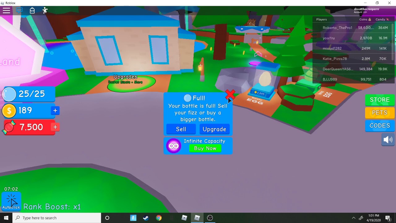 All Working Soda Simulator codes roblox April 2020 - YouTube