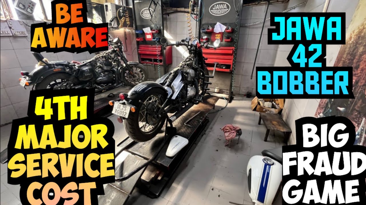 Jawa 42 Bobber 4th Major Service ️‍🔥 Yeh Hua Mere sath Fraud 😱😭 Bach ke ...