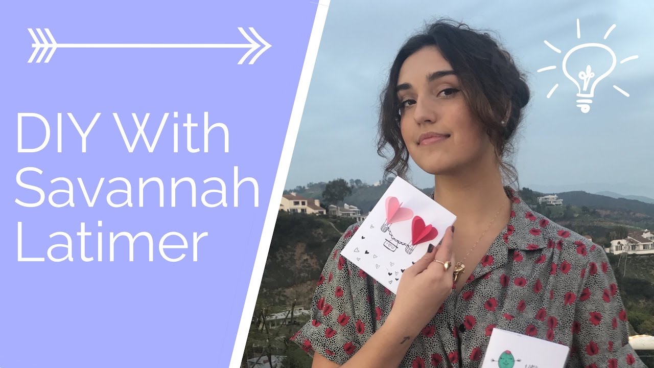 Savannah Latimer's DIY Valentine's Day Cards - YouTube