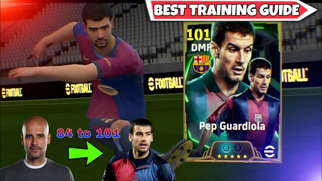 Epic Pep Guardiola Pack Best Training Guide || efootball 2025 - YouTube