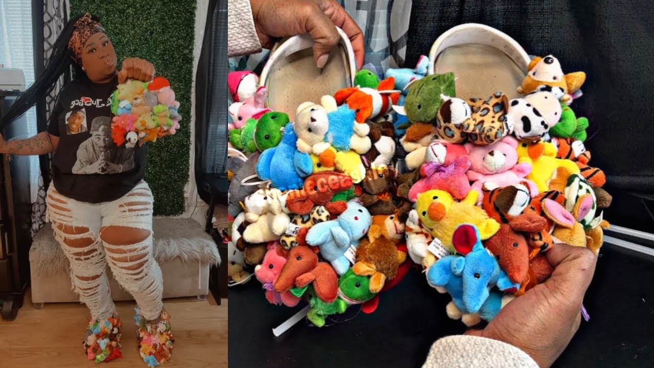 DIY I Y2K PLUSH STUFFED ANIMAL CROCS #diy #crocs #customcrocs # ...