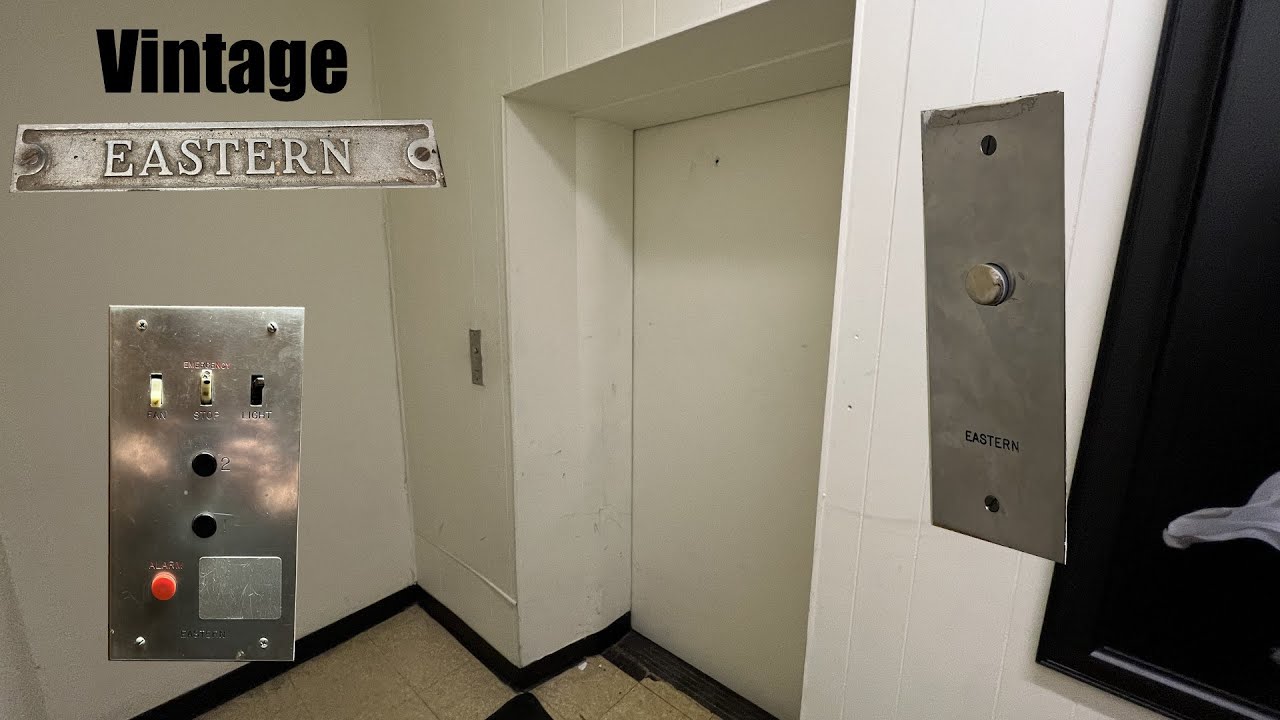 Vintage Eastern Hydraulic Elevator at 262 W Broadway in Waukesha, WI - YouTube
