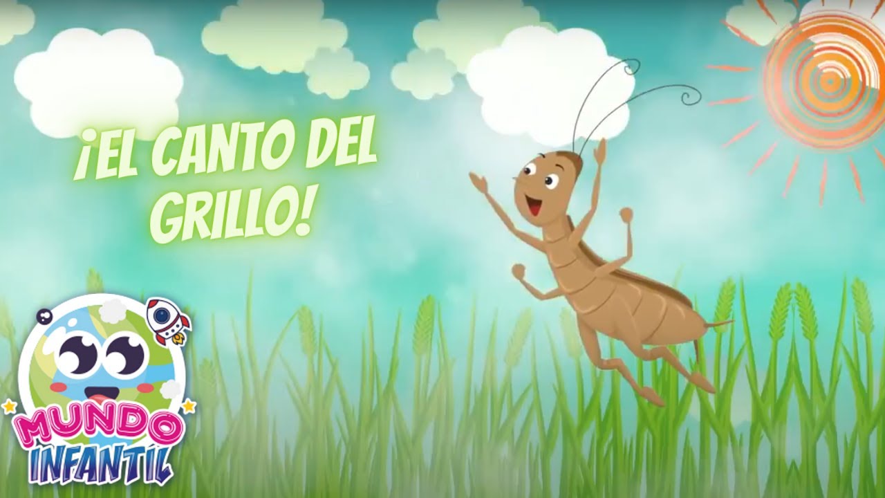 CANTA CON EL CANTO DEL GRILLO 🦗🥳🎉 | Mundo Infantil💕 - YouTube
