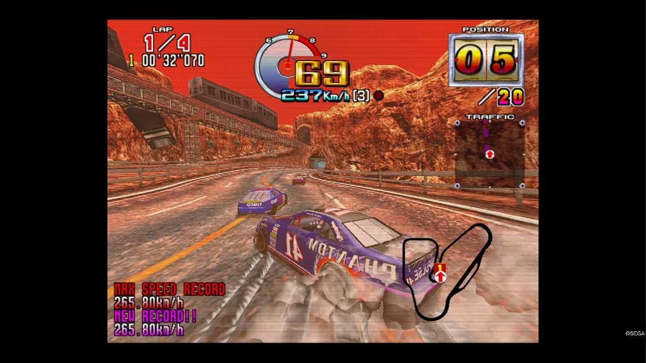 SEGA Racing Classic 2 - Advanced Course (Mirrored) - Phantom - YouTube