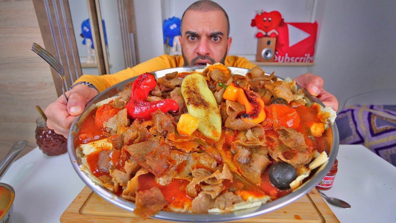 تحضير وأكل تشريب الشاورما الموصلي العراقي Iraqi Shawarma Tashreb ...