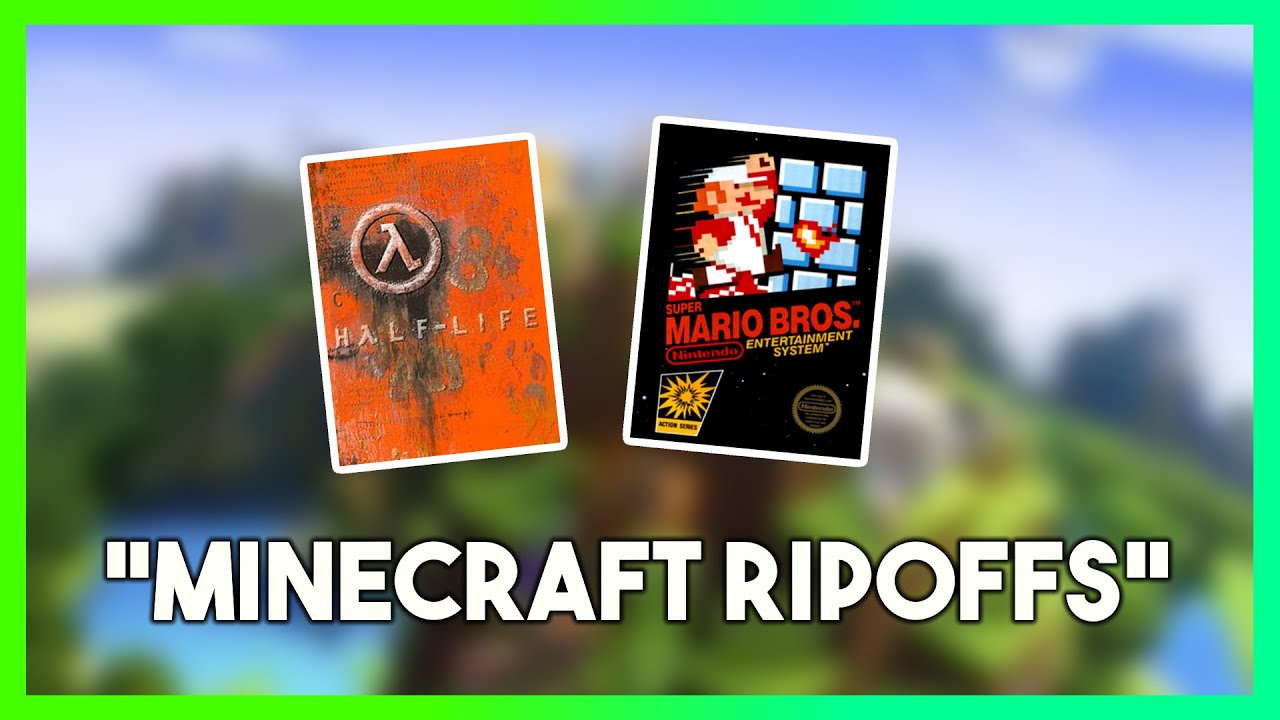 These Games are "Minecraft Ripoffs" - YouTube