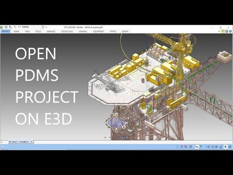 [E3D 2.1]_#1 HOW TO OPEN PDMS PROJECT ON E3D 2.1 - YouTube