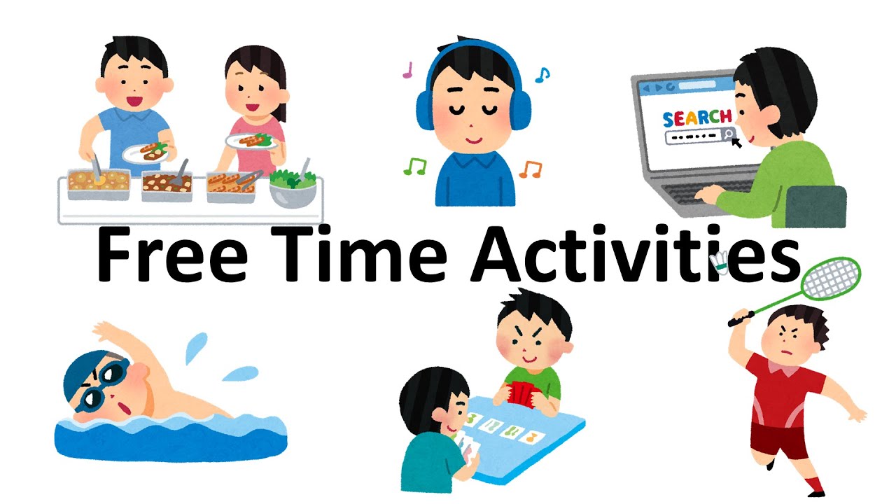 Leisure Time Activities Clipart