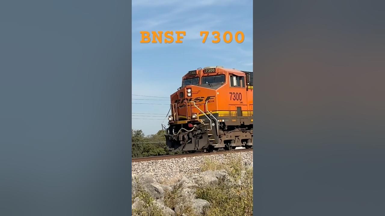 BNSF 7300 - October 28, 2024 #bnsf #railroad #railfan #railway - YouTube